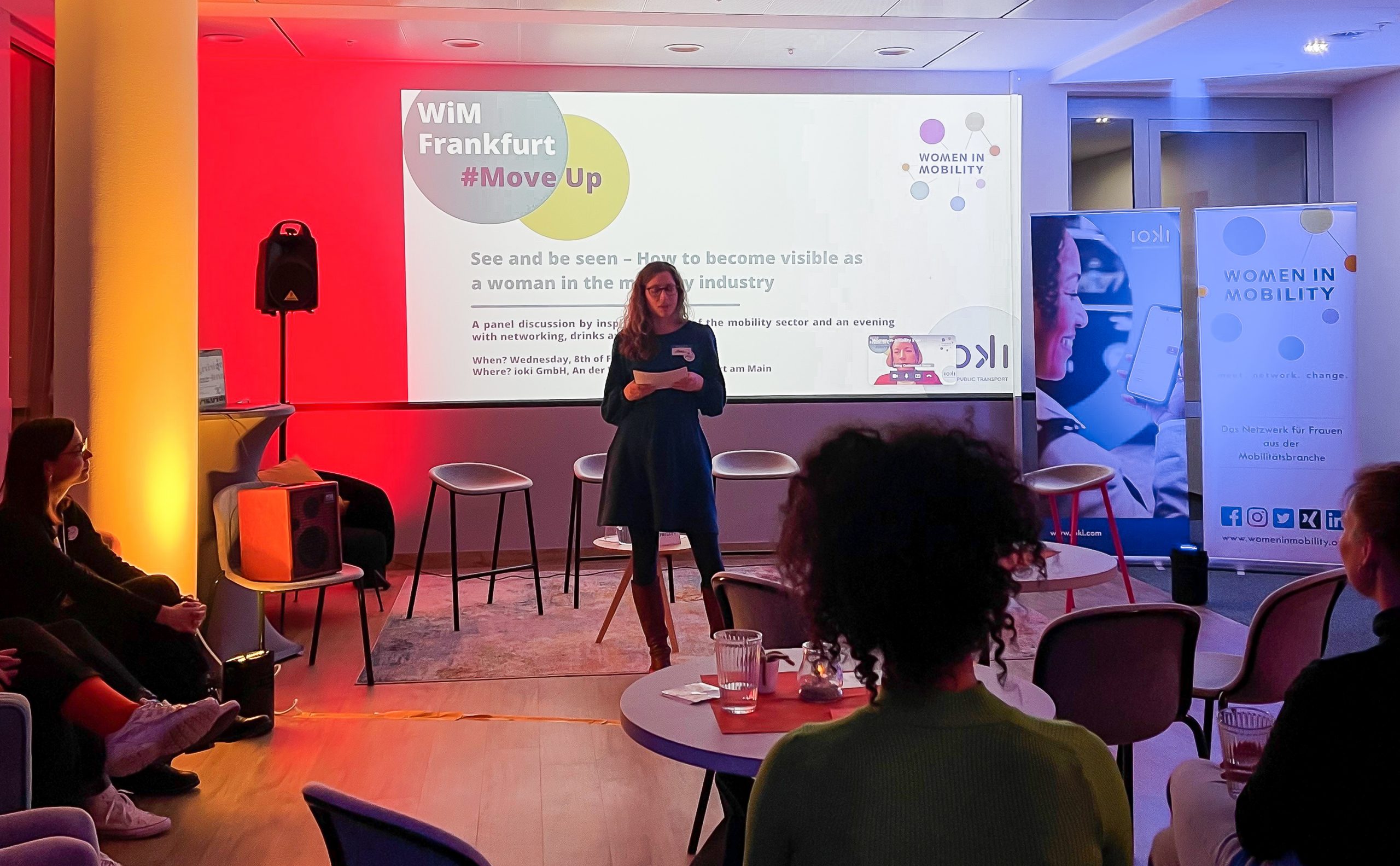 See and be seen – event of ioki and Women in Mobility Frankfurt